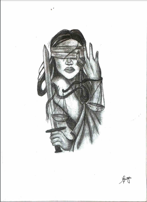 Hand drawn drawing with black raw pencil on paper, fine paper, for ...