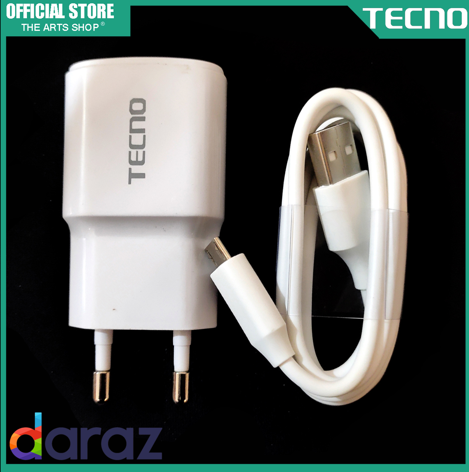 Fast Tecno Charger + Data Cable 3.0 Fast Charging For Tecno and Android ...