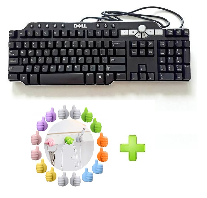 D-e-l-l Business Multimedia Keyboard Soft Keys Fashionable Design or ...