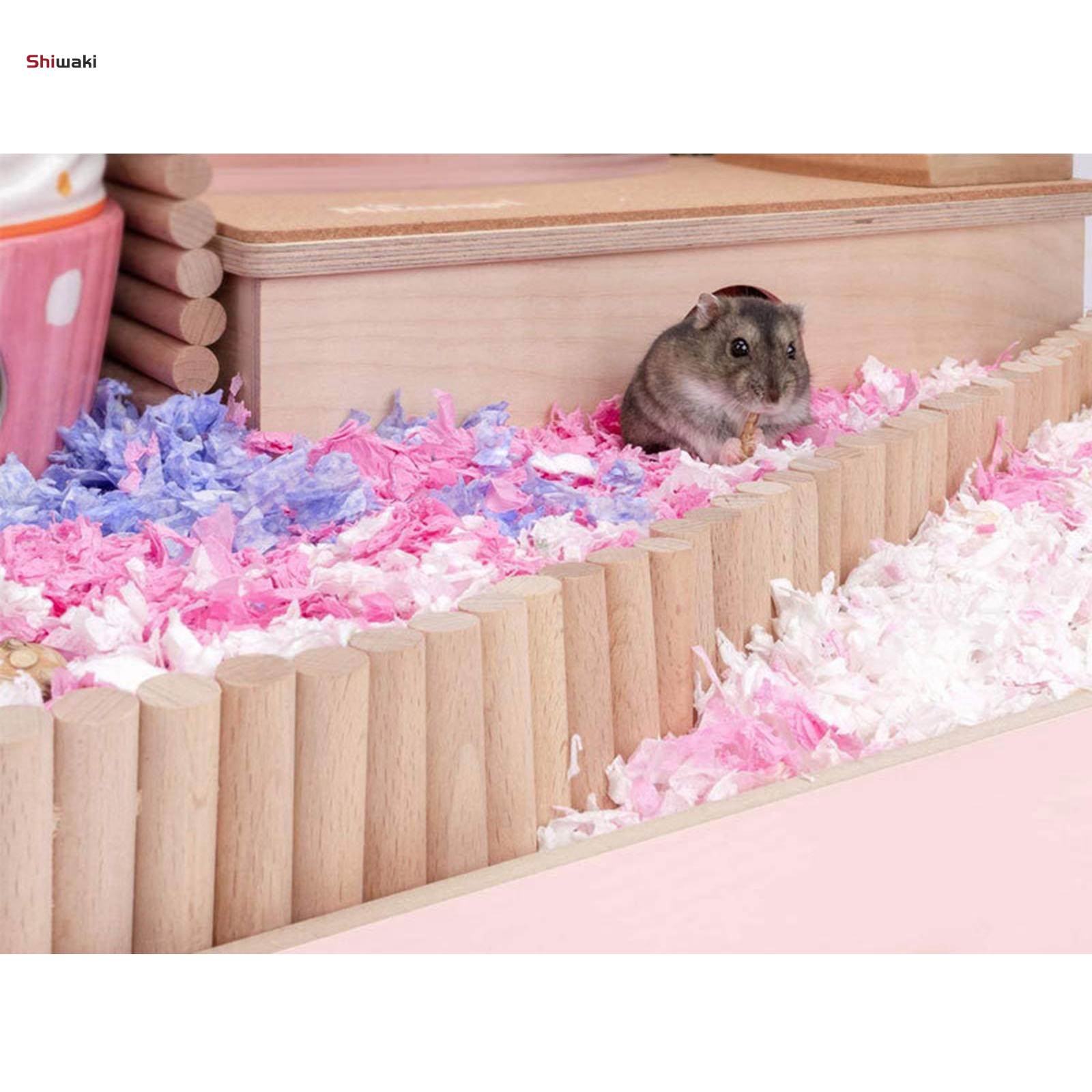 Wooden Hamster Ladder 2in1 Cage Accessories Reptiles Birds Bridge ...