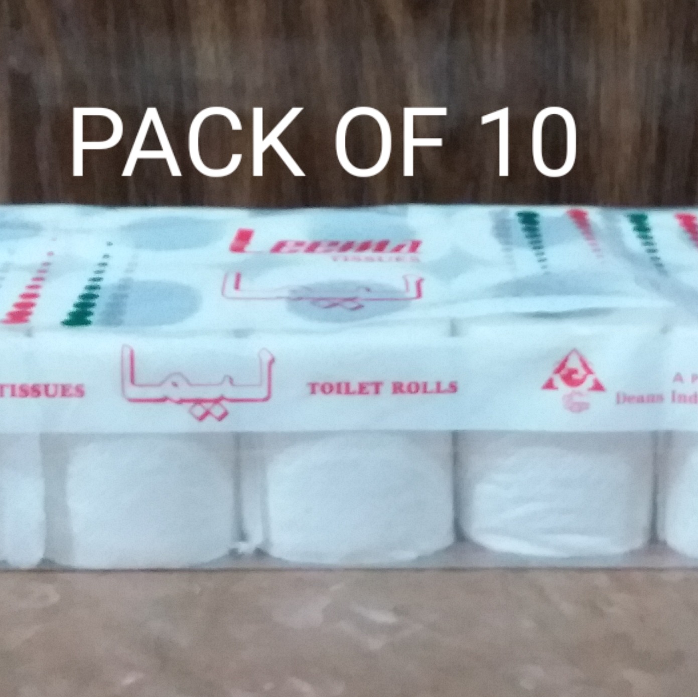 Tissue Roll Pack of 10 White Multi Purpose Toilet Washroom kitchen Use ...
