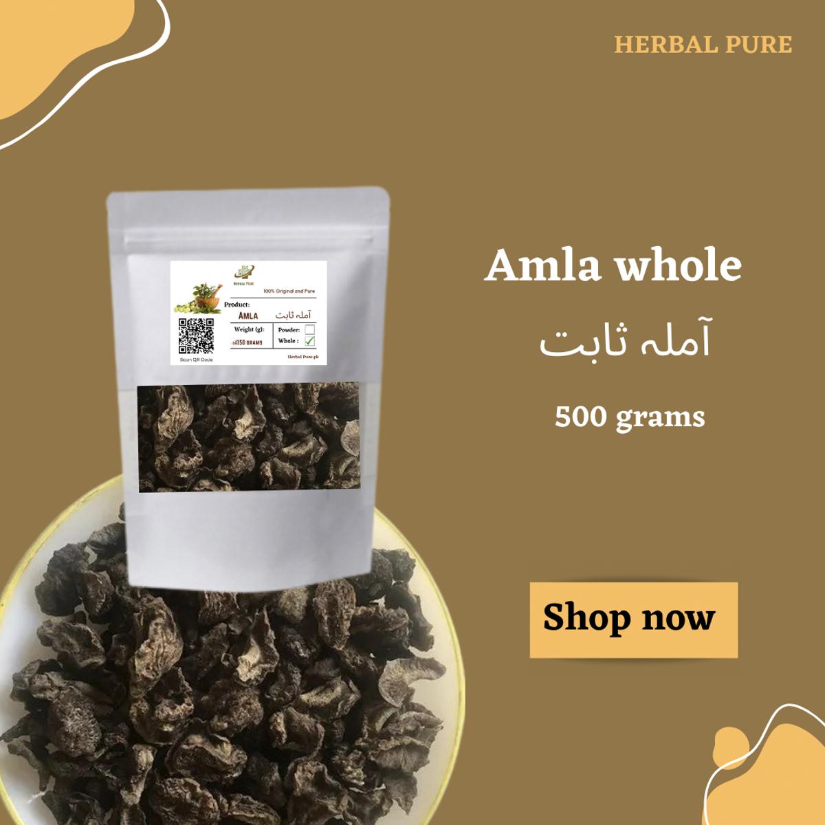 Organic Amla whole ( Indian gooseberry ) 500 grams 100% pure and ...