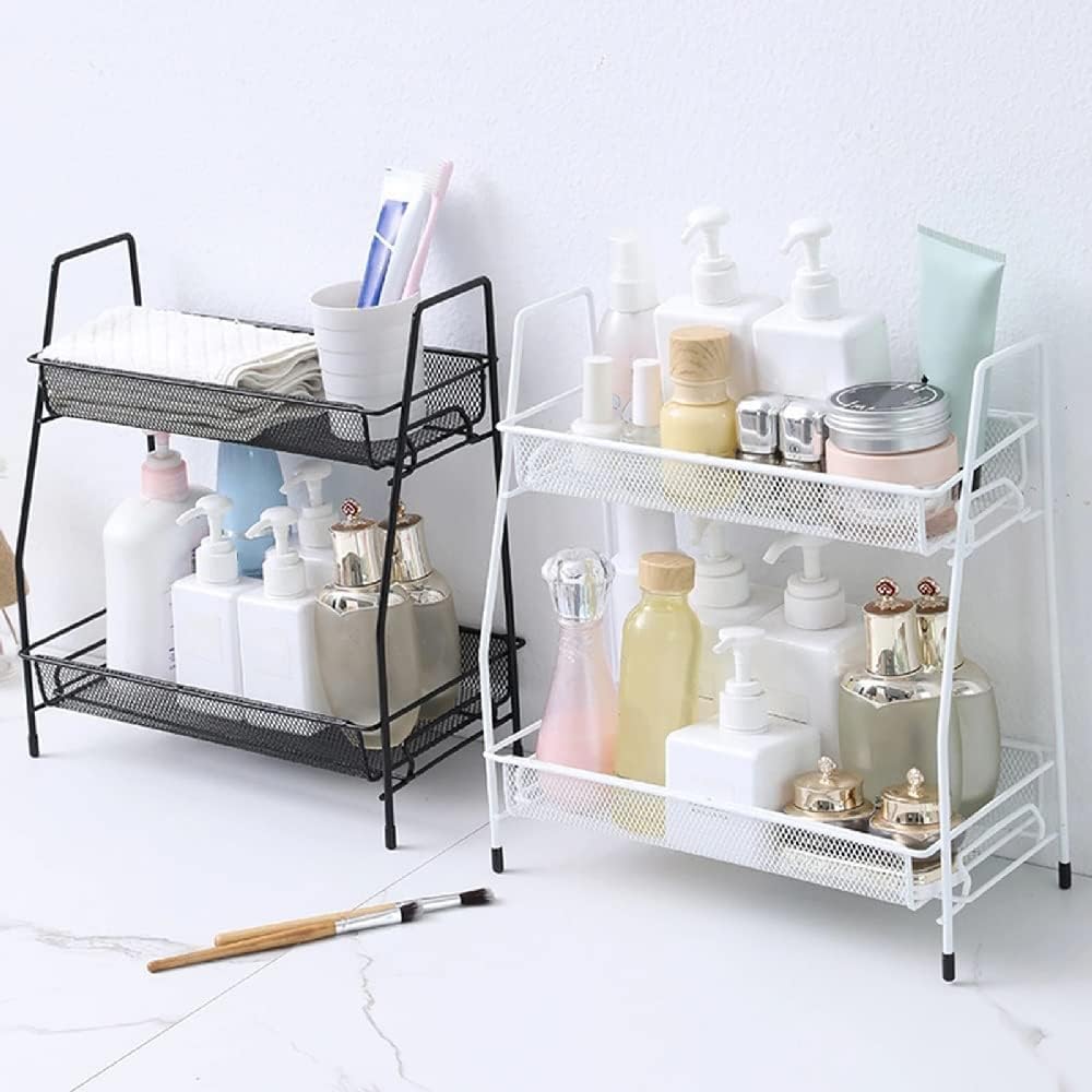 2-Tier Bathroom Organizer Countertop,Bathroom Counter Organizer, Under ...