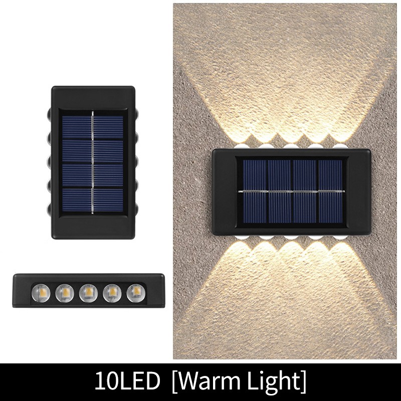 1Pc Solar LED Wall Light Outdoor Wall Lamp IP65 Waterproof Lamp for ...