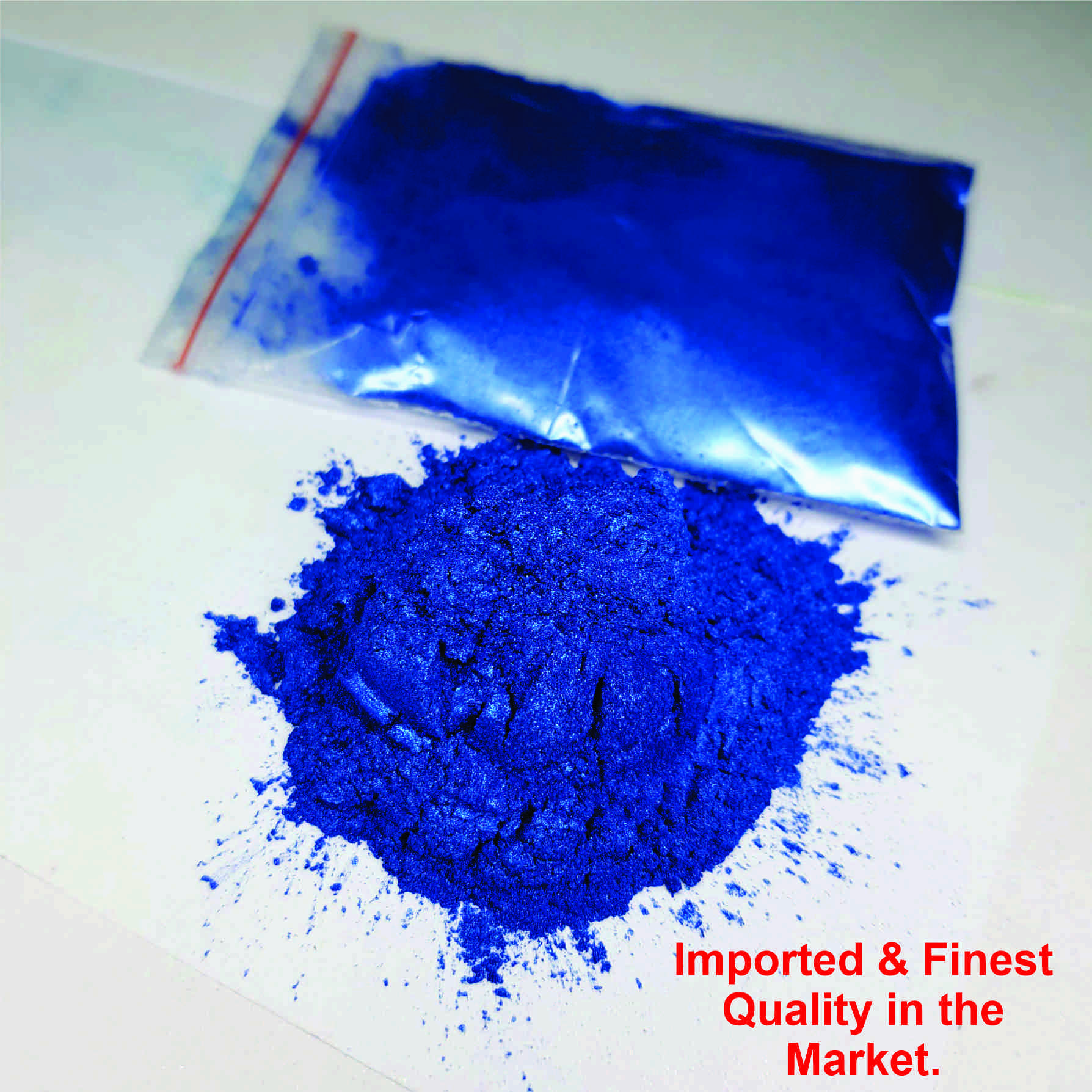 Mica Powder Epoxy Resin pearl color Imported quality 10 gm blue color ...