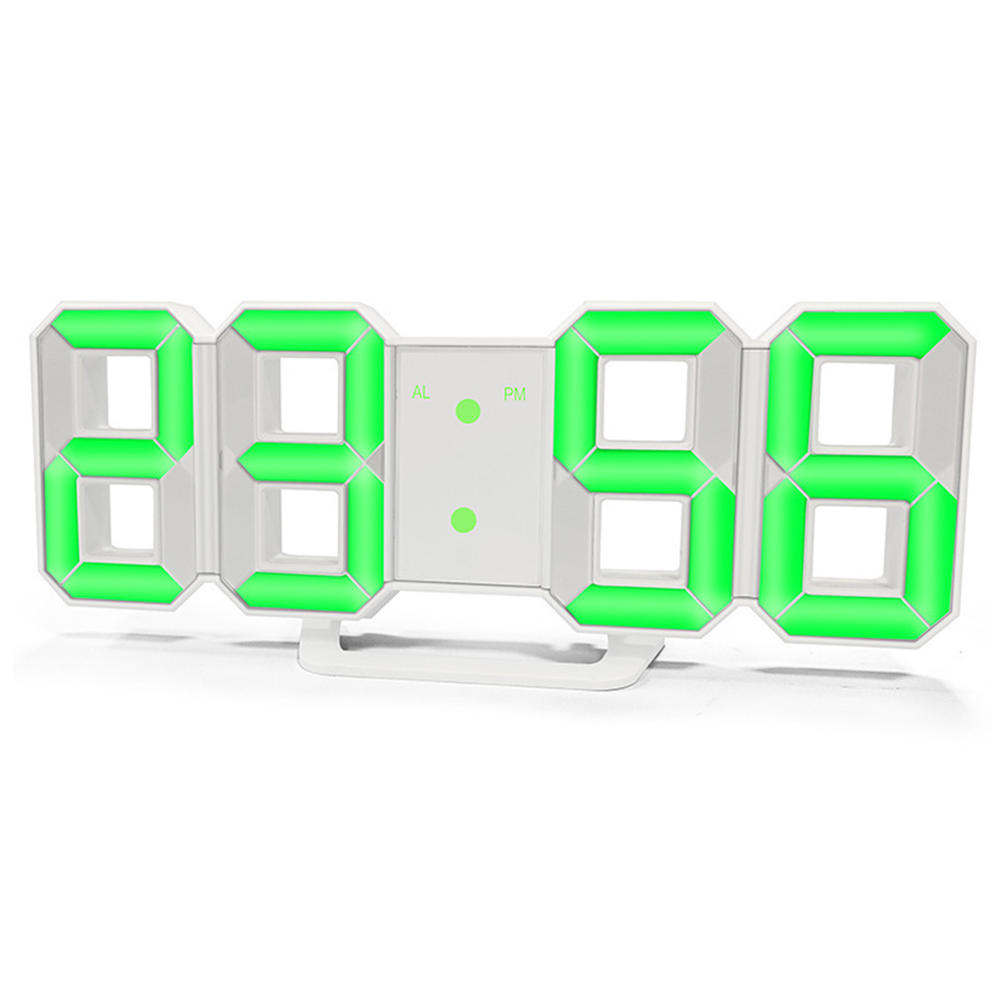 Life Eraser Digital Wall Clock 3d Stereo Led Display Desktop Alarm ...