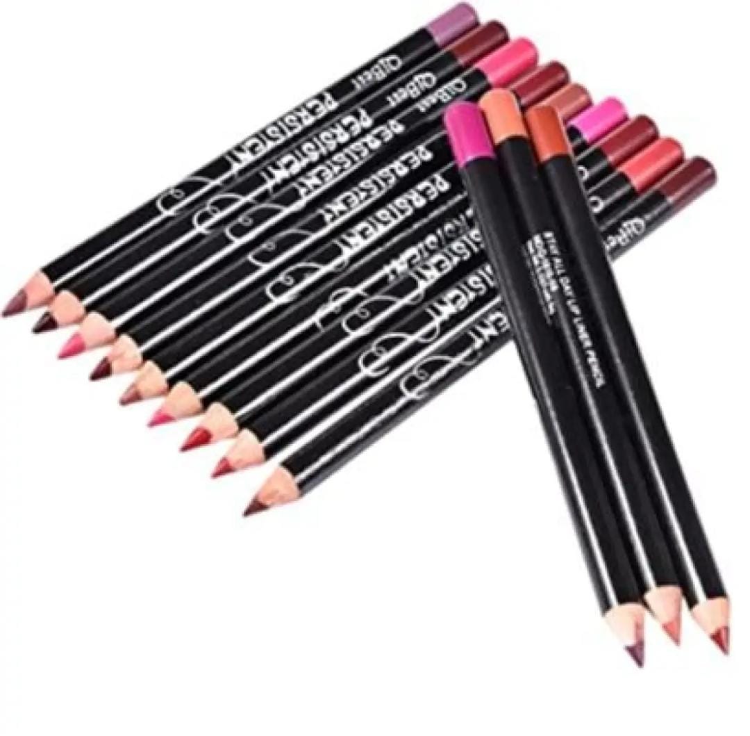 12/6Pcs Professional Lip Liner Set, Waterproof Matte Lip Liner Pencil ...