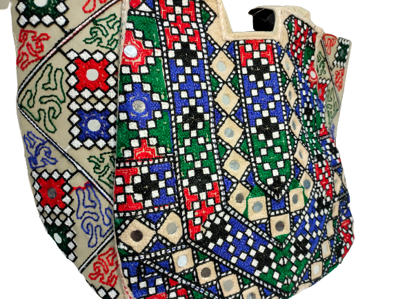 pakistani traditional embroidered hand shoulder strap bag full size ...