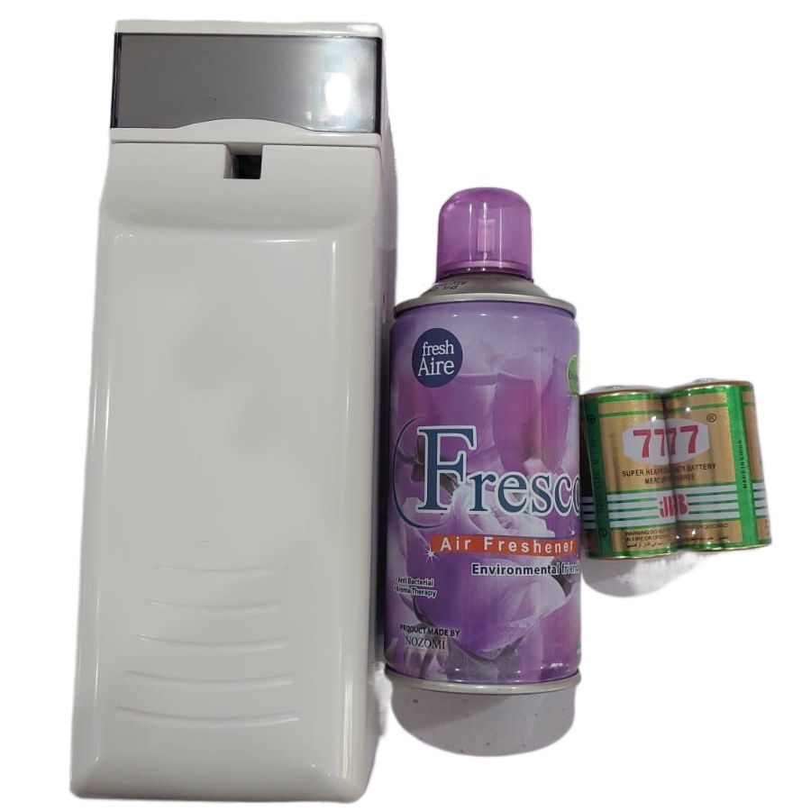 AUTOMATIC AIR FRESHNER FRESCO Dispencer MACHINE WITH AIR FRESHNER AND 2 ...