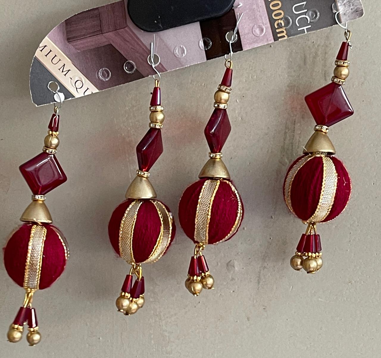 4 inches Gotta / Wool Style Tassels ( 4 piece ) Clothing ,Latkan For ...