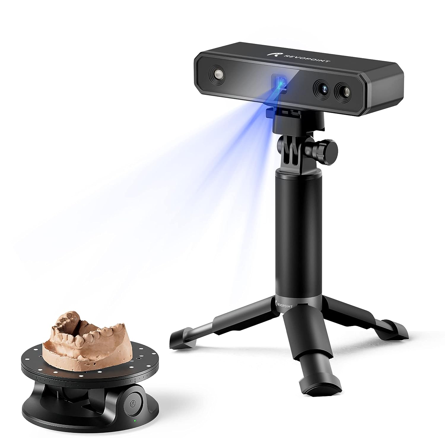 Revopoint MINI Dual-axis Turntable Combo3D Scanner（Blue Light丨Precision ...
