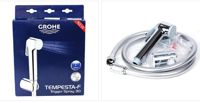 Grohe Muslim Shower with it's chain 27513001 Tempesta-F Trigger Spray ...