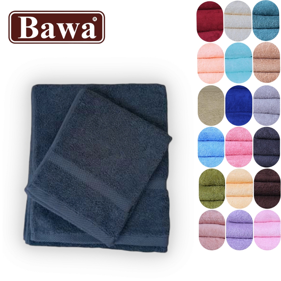Bawa Towel - Pack Of 2 Mother And Baby Towels Set Soft Touch Thick ...