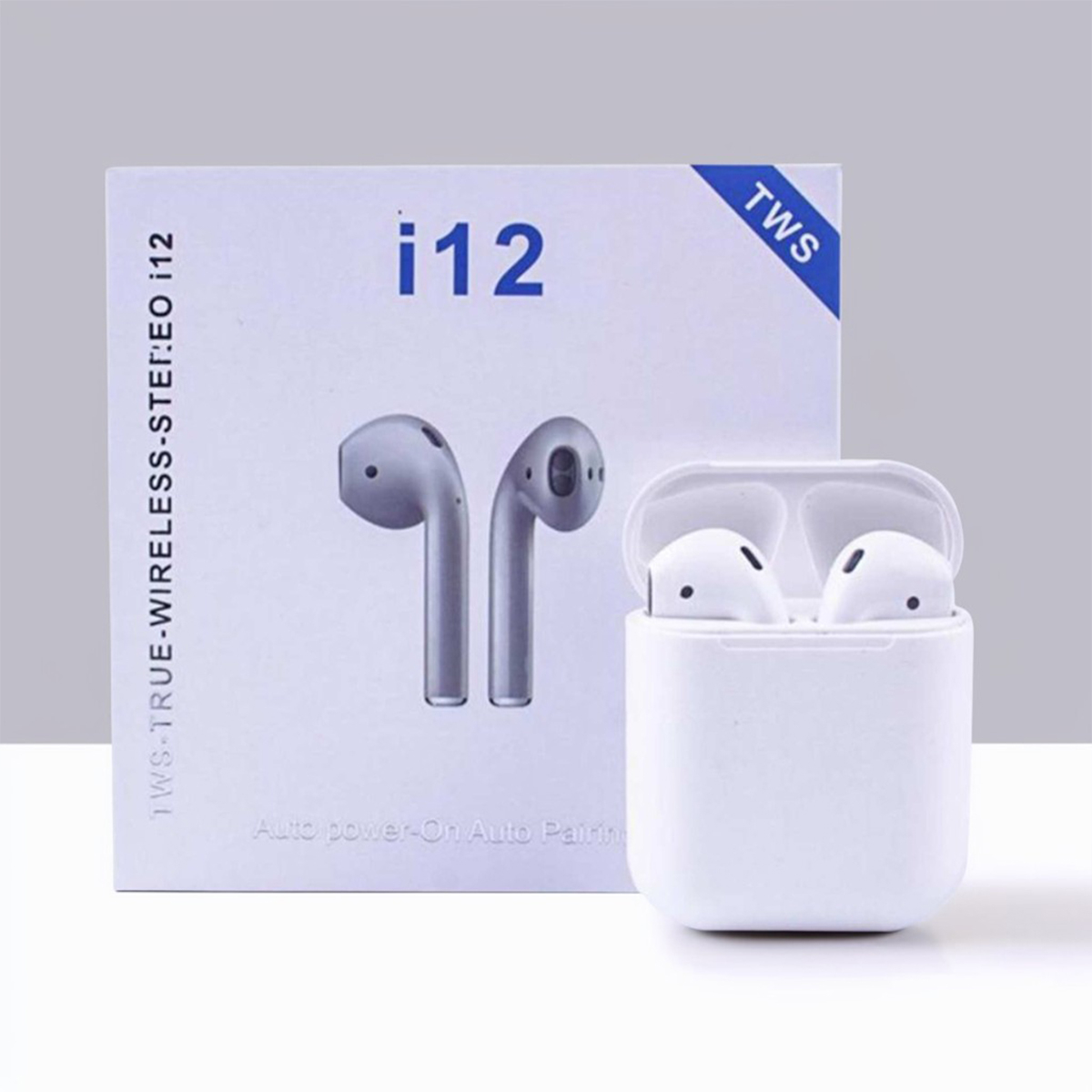 Airpods i12 TWS True Wireless Stereo Headset Dual Earbuds With ...