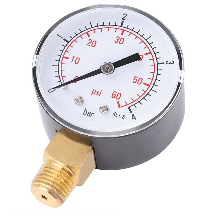 Pressure Gauge Manometer Air Water Compressor 0-60psi 1/4" fyg | Daraz.pk