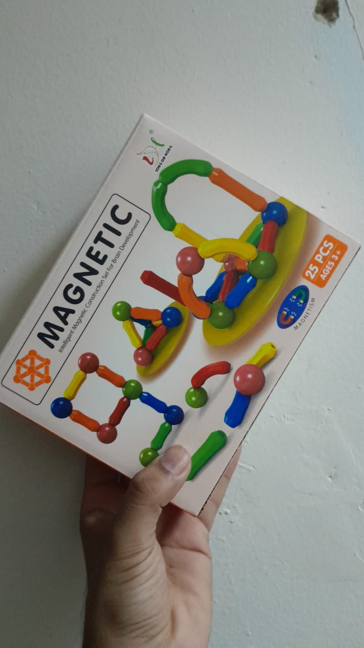 Liberty Mall Magnetic Toys Building Blocks - 36/42/64/25 PCS Kids Magnet Balls and Rods Set ...