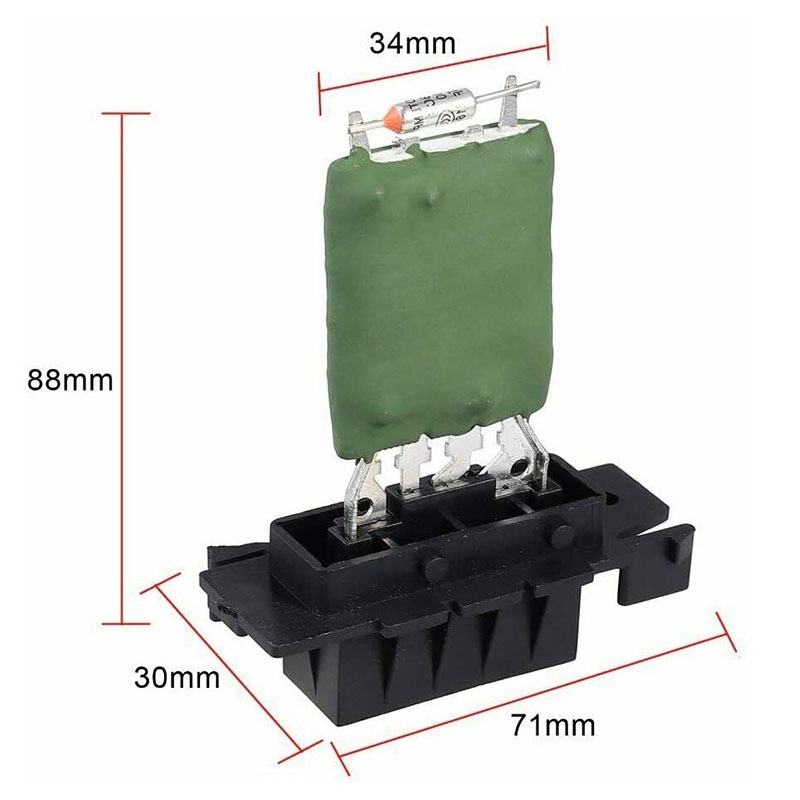 Car Heater Motor Blower Resistor for for Opel Corsa D Mk3 13248240 ...