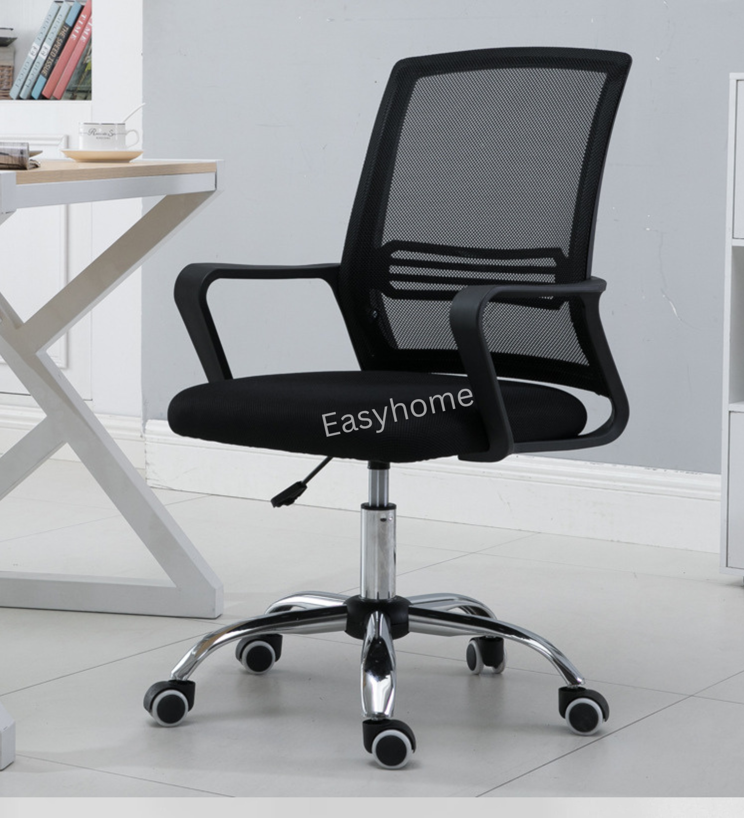 Office Computer Chair with Adjustable Headrest Swivel Reclining Gaming ...