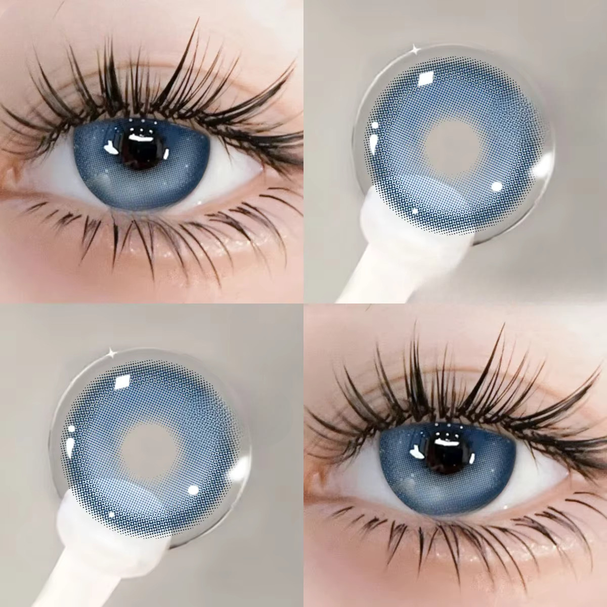 Color lens Eye Contact Lenses With Container + free water kit ...