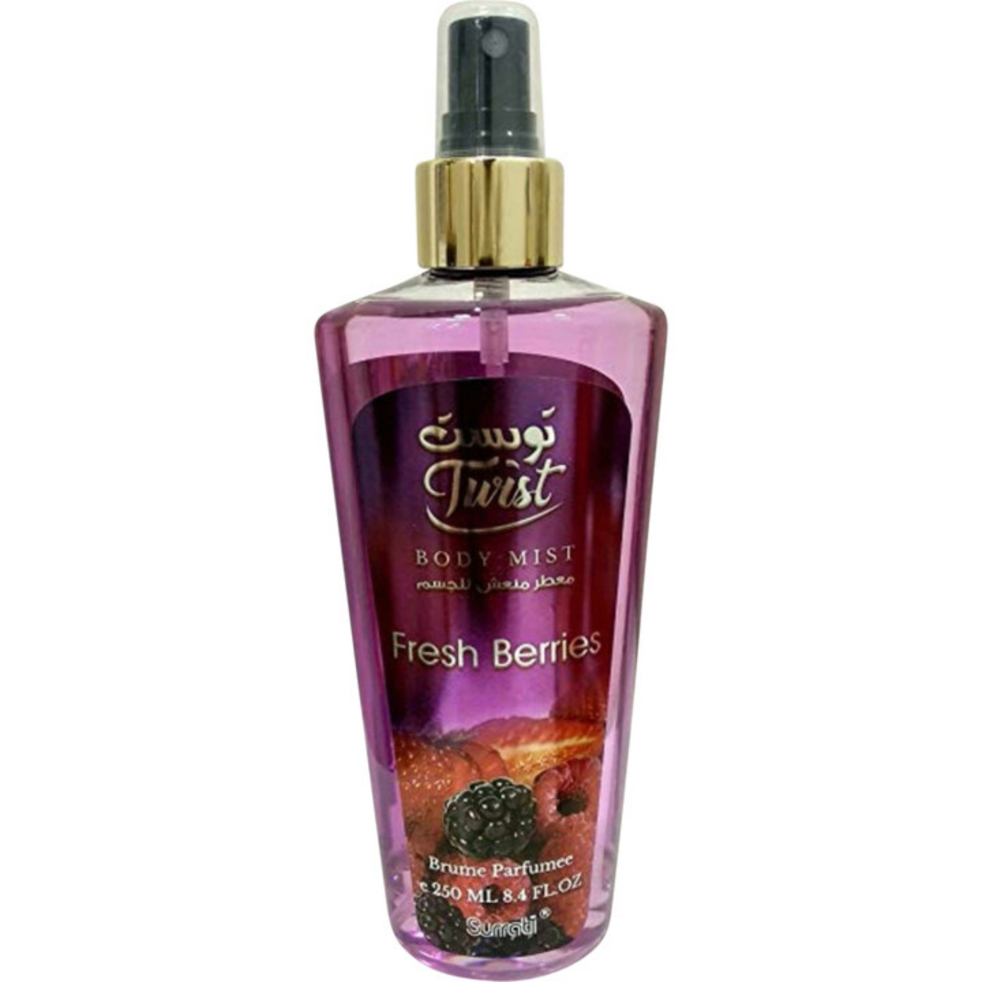 Body Mist Fresh Berries 250 Ml Surrati Perfumes Holy Makkah Saudi ...