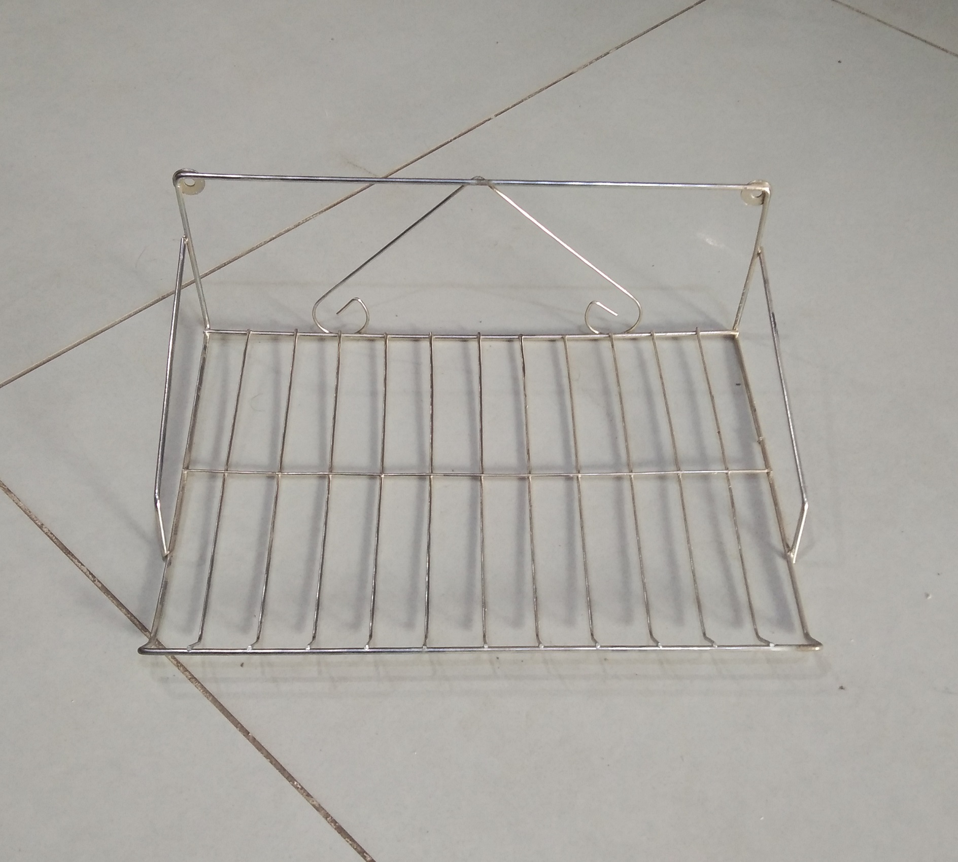 Modem Stand - Wall-Mounted Chrome Stand For Wifi Router & PTCL Modem ...