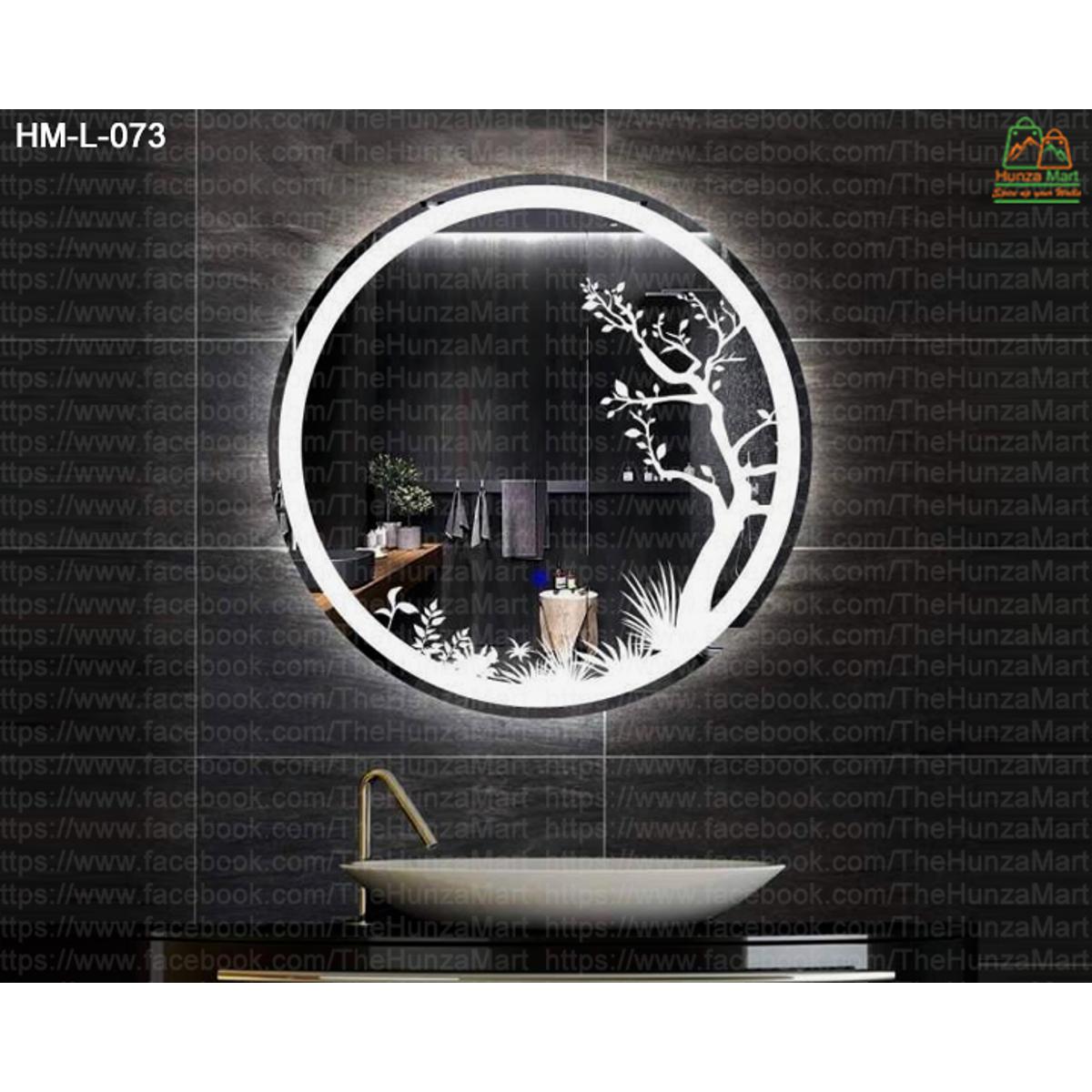 Smart Backlight Vanity Mirror | White Led Bathroom Mirror. | Round LED ...