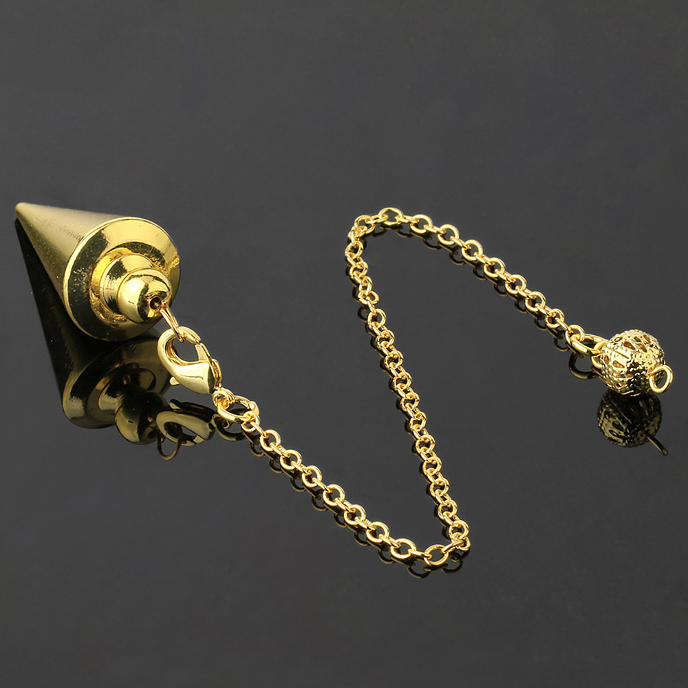 Conical Metal Pendulum in Antique Bronze Gold Pendulum Jewelry | Daraz.pk