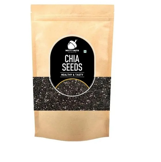 Dried Natural Chia Seeds, Packaging Type: Packet, Packaging Size: 200g ...