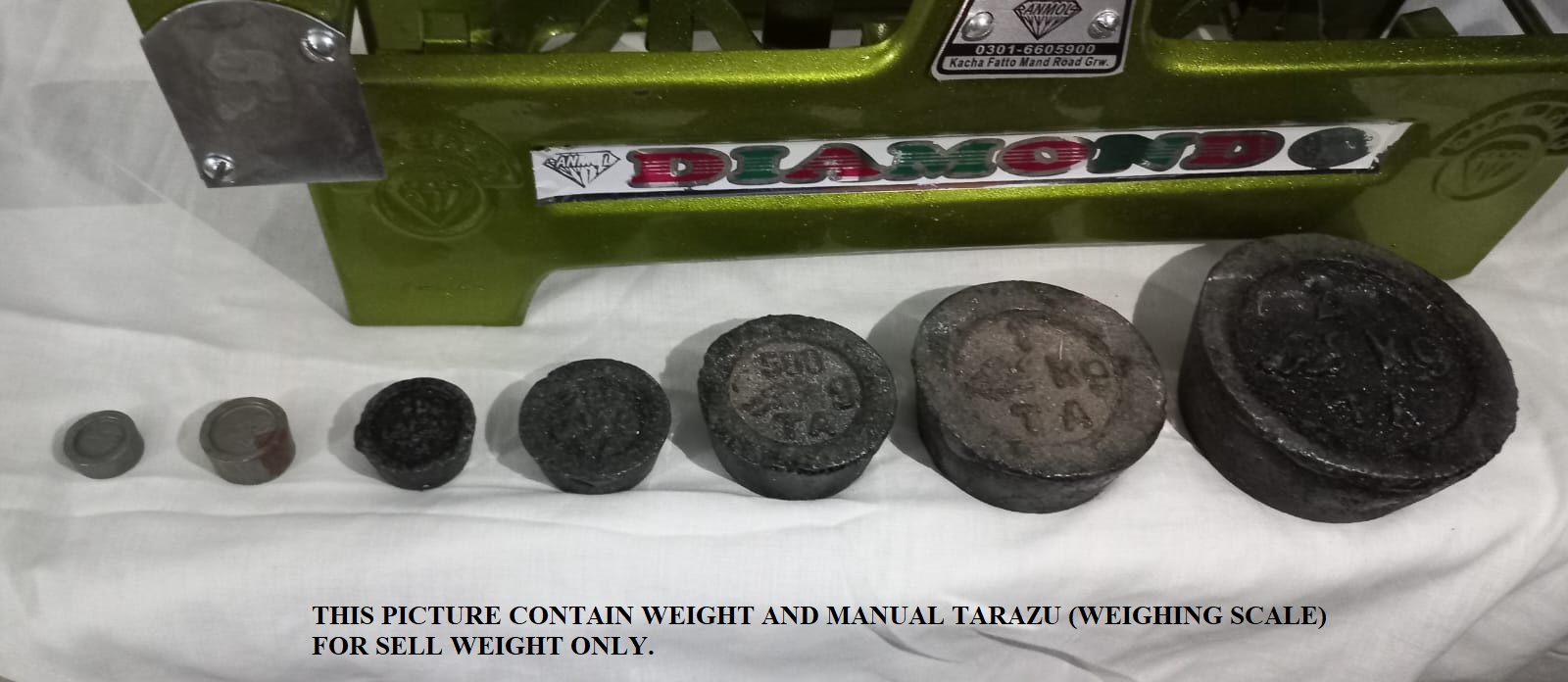 Metal Weight Only - for Weighing scale (Manual) Tarazo / Tarazu | Daraz.pk