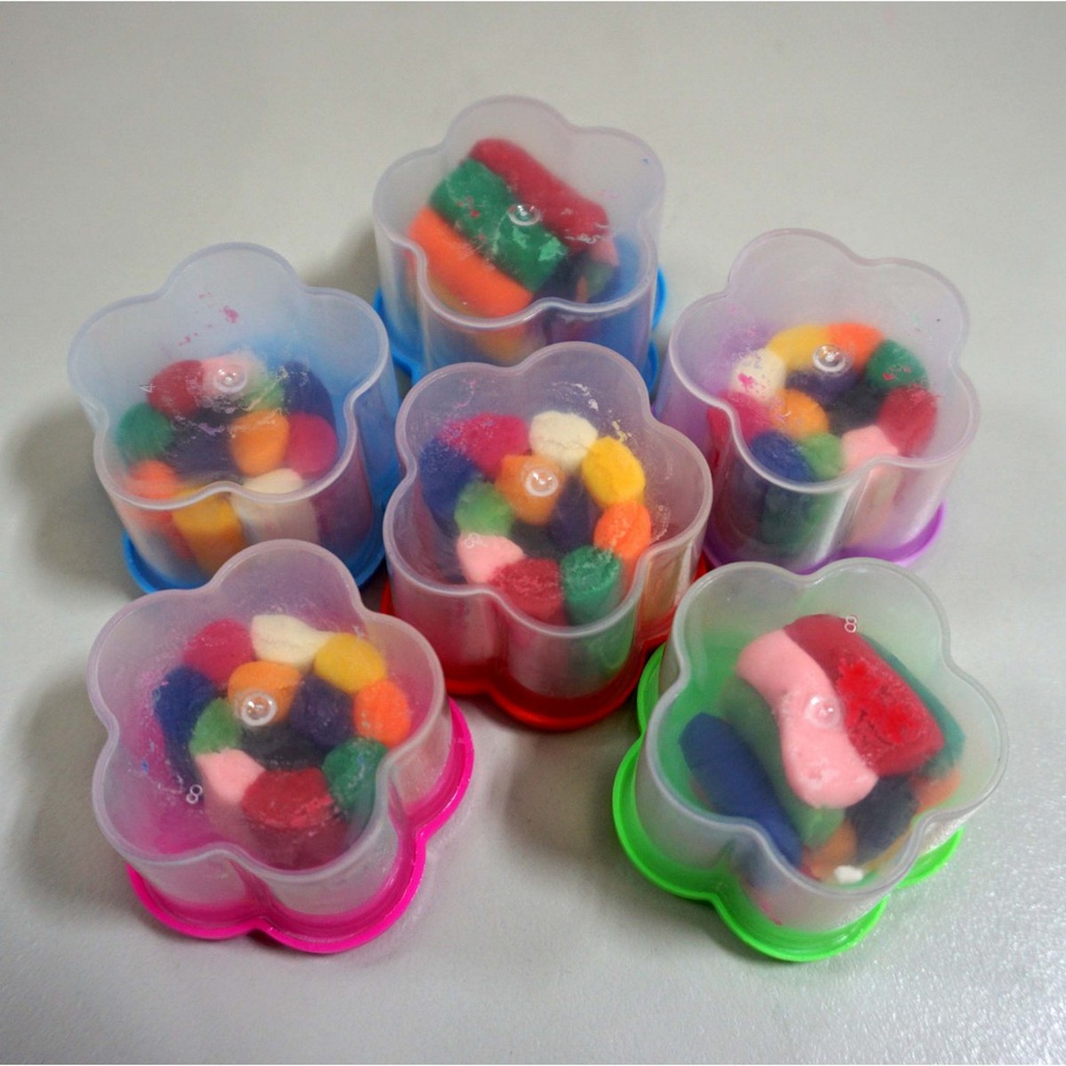 Best Modelling Clay for Kids - Pack of 6 Buckets - Assorted Colors Play ...