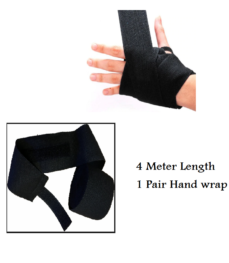Boxing Hand wrap Bandage MMA Hanadwraps 4 Meter Length - 1 Pair | Daraz.pk