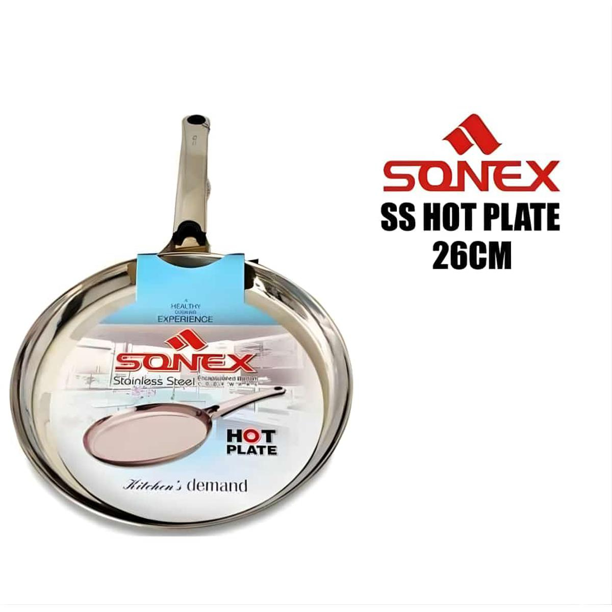 Sonex Hot Plate 26 cm Stainless steel Best Quality | Daraz.pk