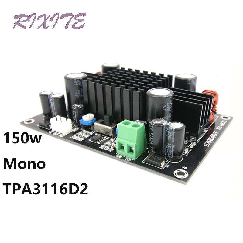 Tpa3116 High Power Car Audio Amplifier Board Mono 150w Tpa3116d2 ...