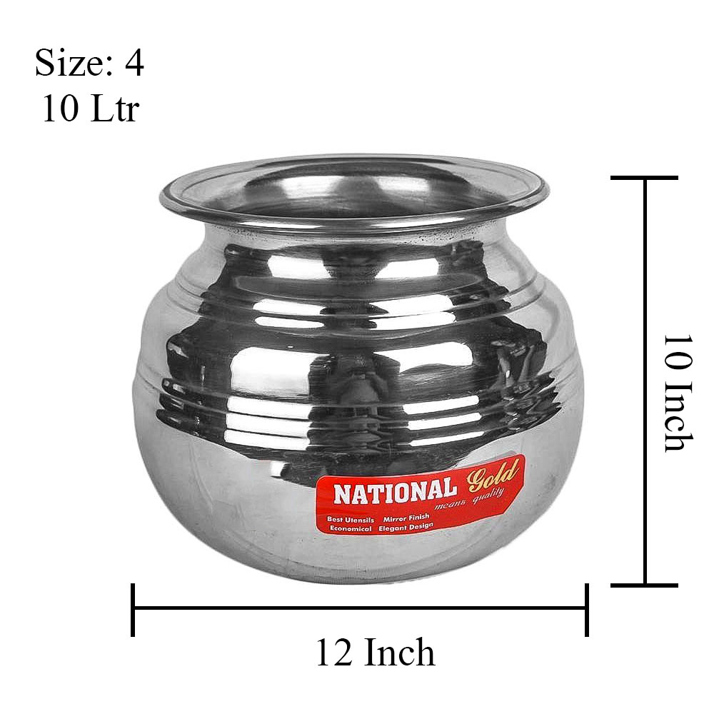 Stainless Steel Matki | Daraz.pk