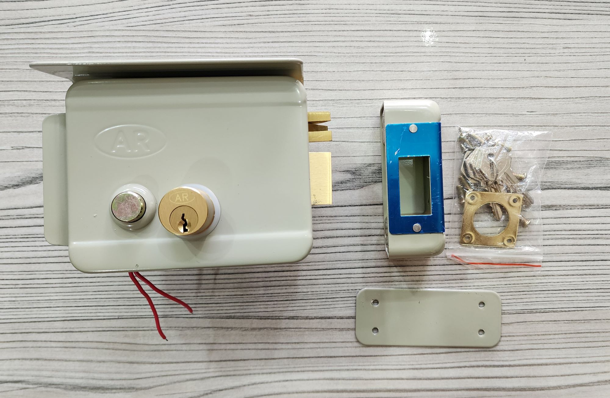 Electric Main Gate Lock Heavy Duty Double Cylinder | Daraz.pk