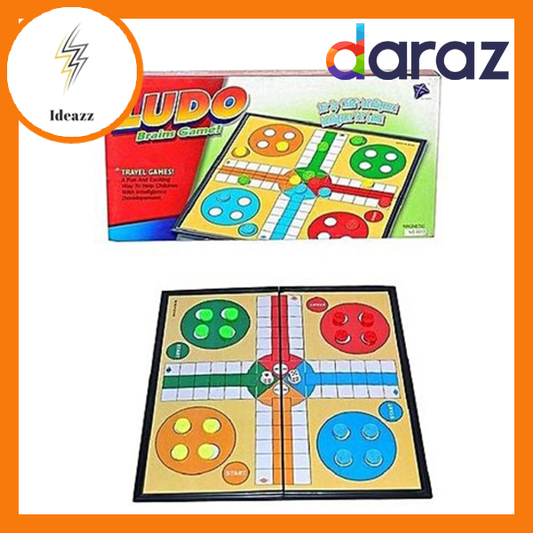 Folding Ludo Game Set with accessories | Daraz.pk