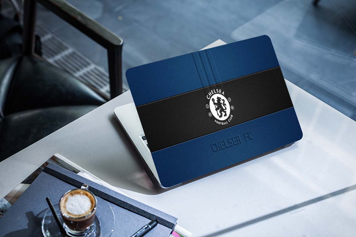 chelsea-logo- laptop back vinyl skin sticker 12 13 14 15 15.6 inch size ...