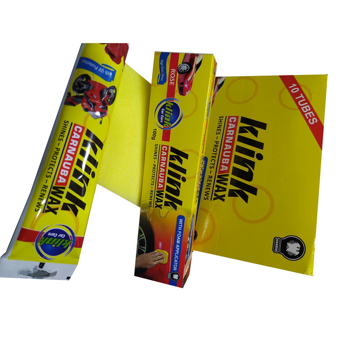 Klink carnauba wax tube | bike ,motorcycle and car polish | 100g | Made in pakistan | Daraz.pk