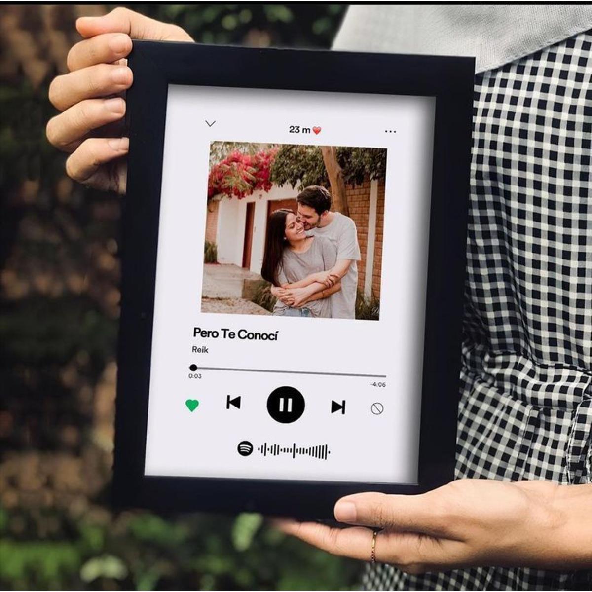 Customized Playlist Frame for Friends and Couples, Music Playlist Frame ...