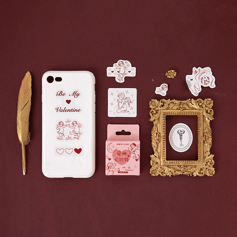 46PCS Cupid Series Aesthetic Stickers Album Diary Journal Phone ...