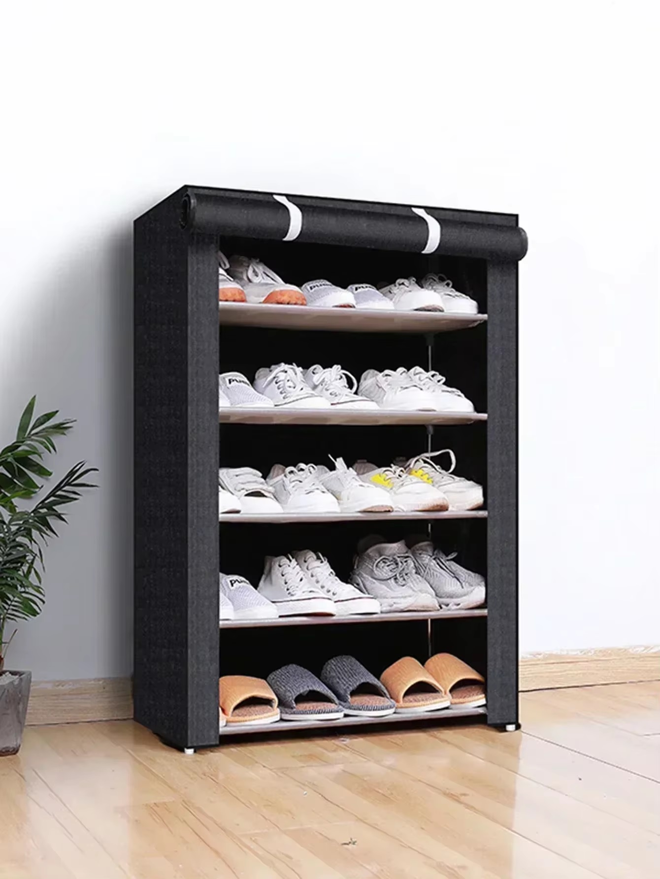 Dustproof Shoe Rack | Foldable Storage Rack | Multi-Layers | Space ...