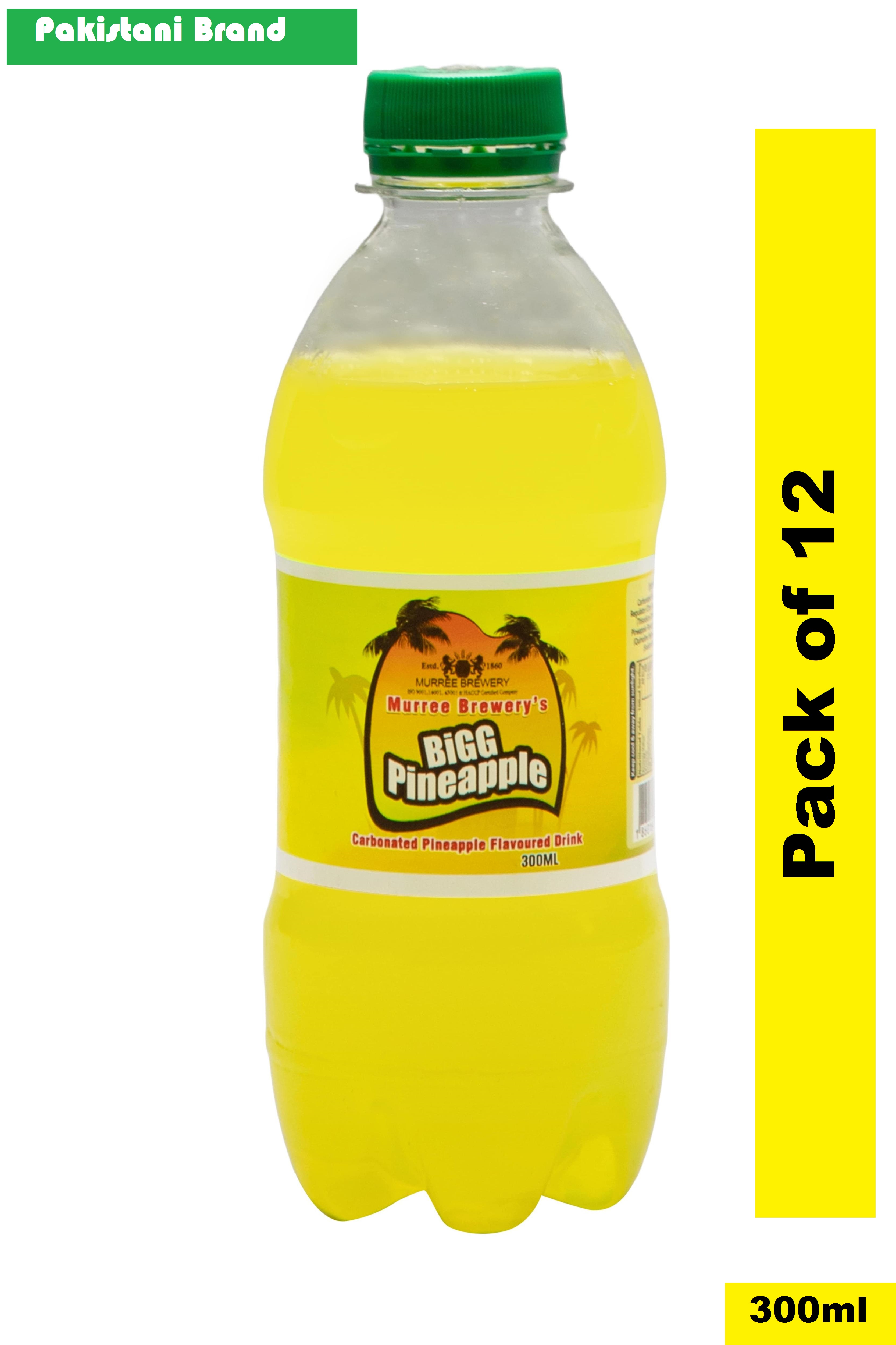 Murree Brewery Bigg Pineapple 300ml x 12 PET Bottles Carton | Daraz.pk