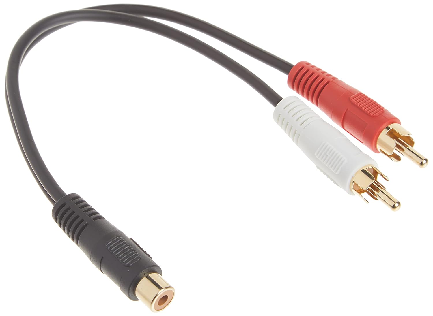 RCA Female to Two RCA Male Signal Splitter Cable | Daraz.pk