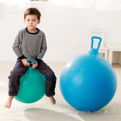 Plush Jumping Hopper Hopping Hippity Hop Ball (Blue, 3-6 Years) For ...