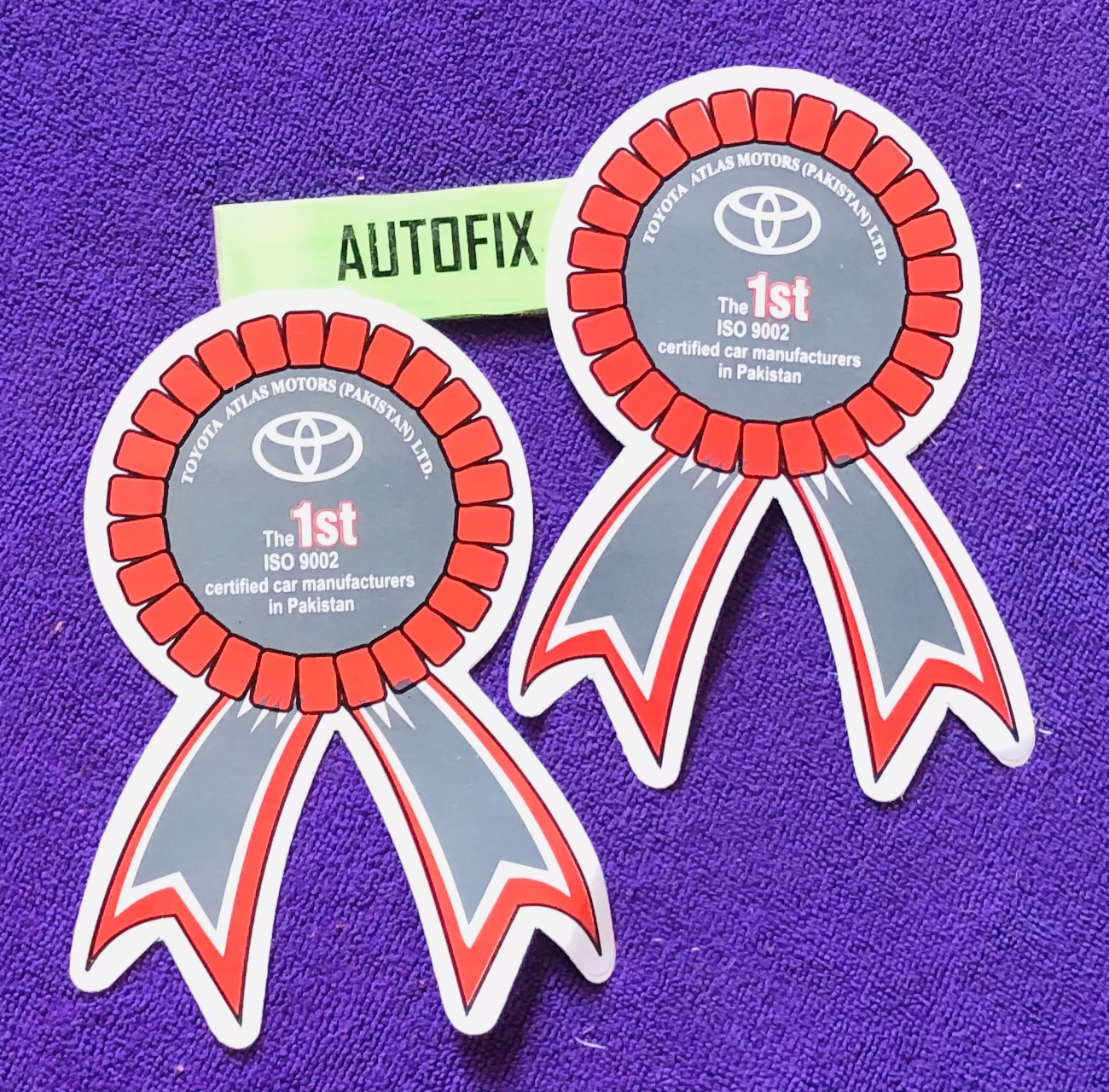 Toyota exterior ISO stickers for door styling 02 pcs | Daraz.pk