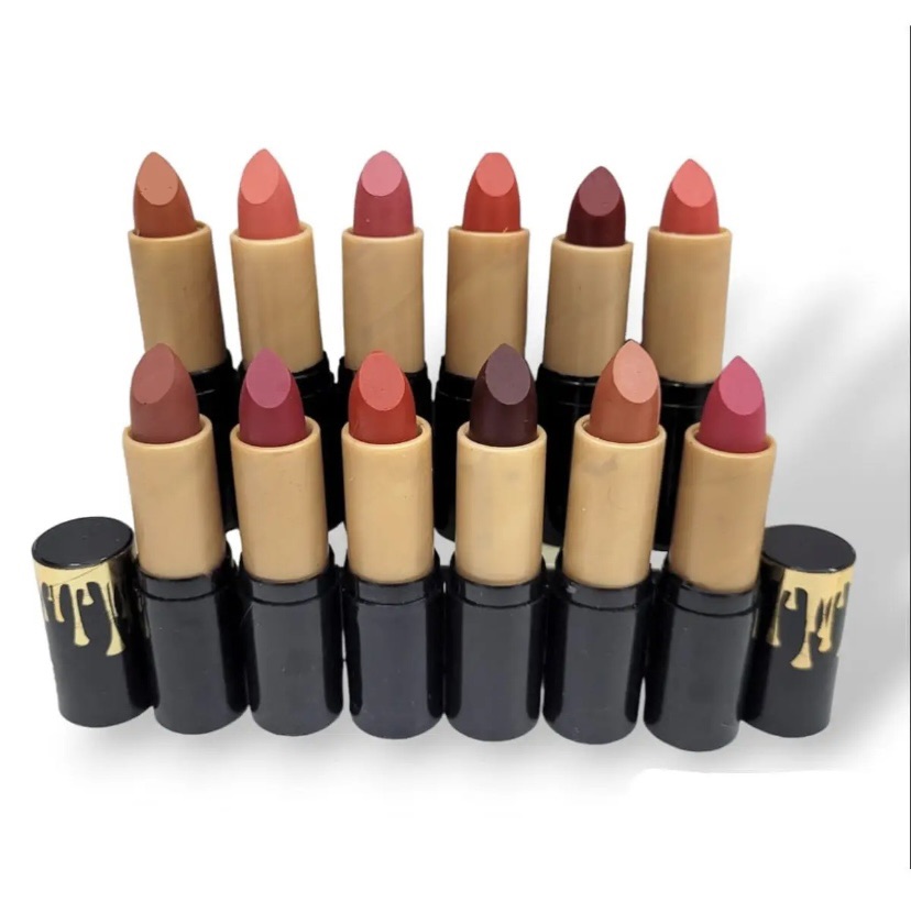 Pack Of 12 Matte Lipstick Multicolour Box | Daraz.pk