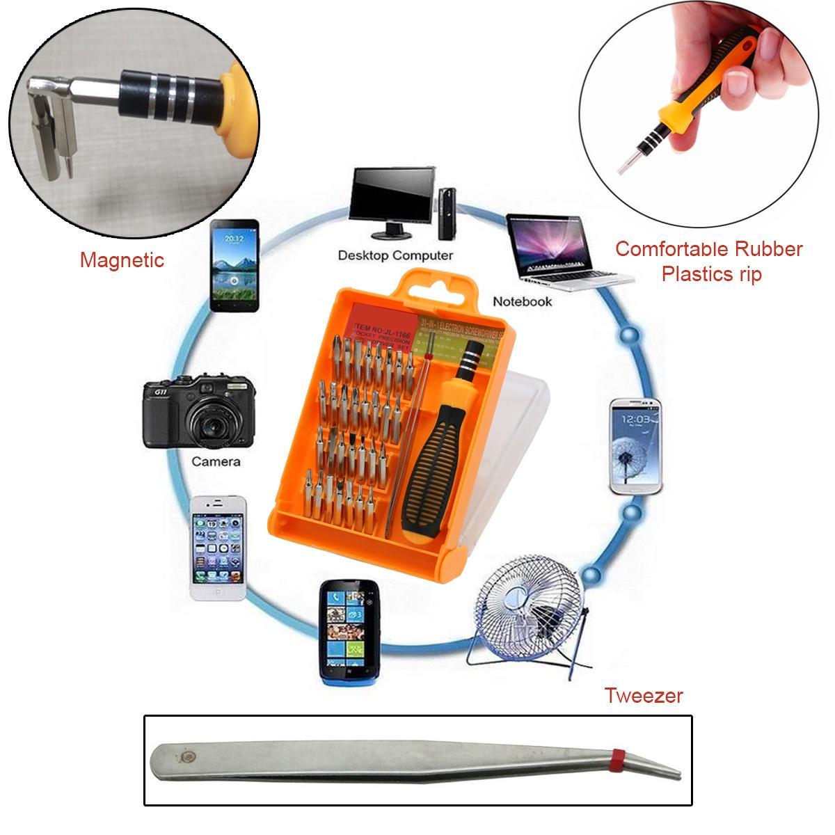 Hk ONES Precision 32 In 1 Electron Torx Magnetic Screwdriver Tool Set ...