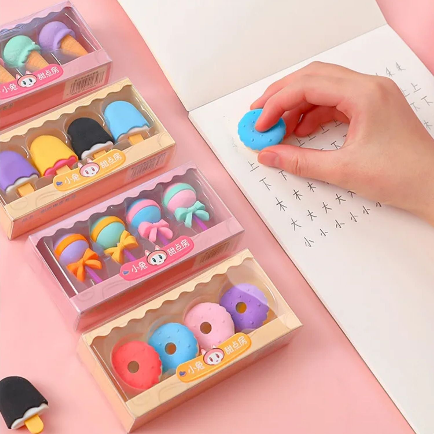 Cute Fancy Eraser For Girls Boys - Art Eraser Set - Cute Fancy Eraser ...