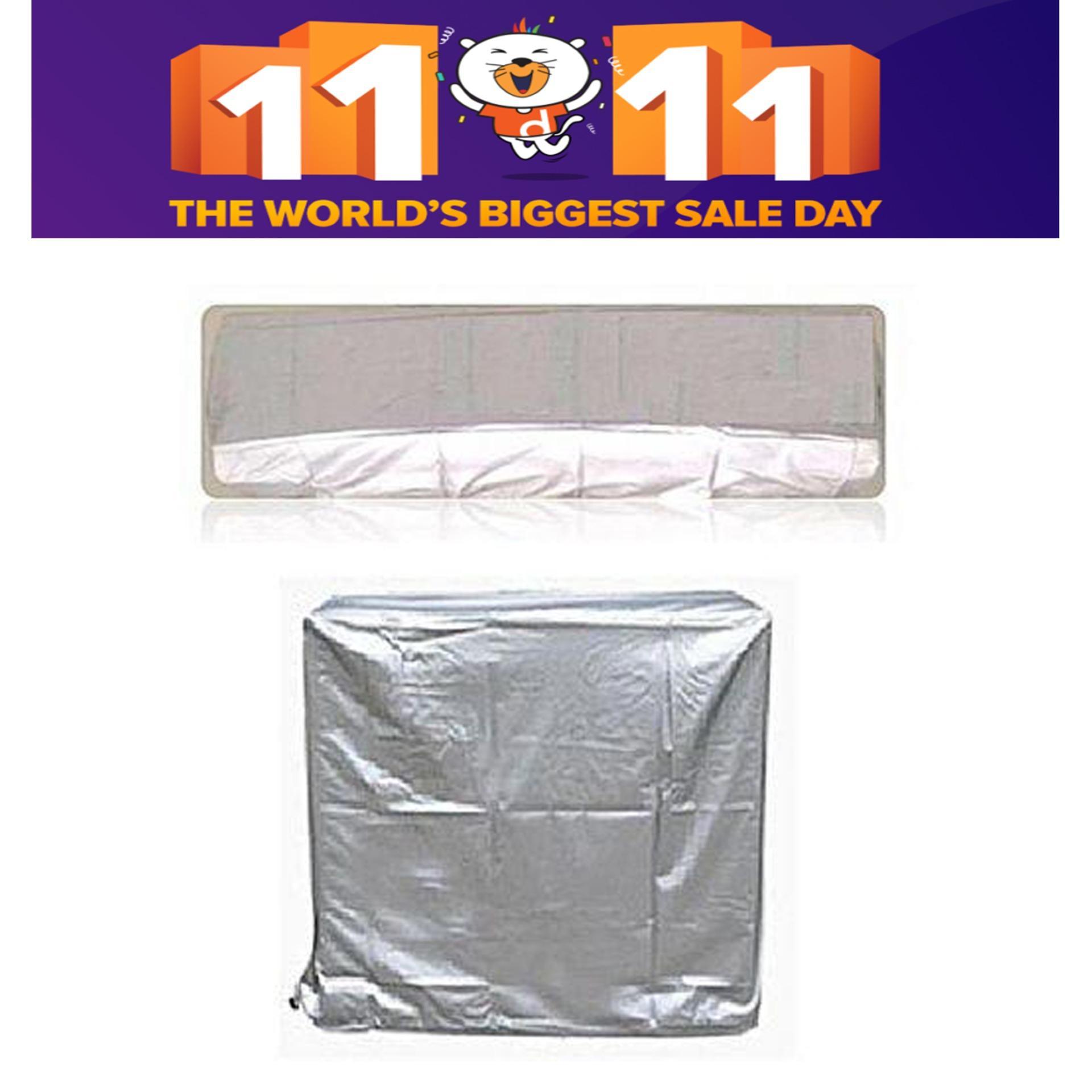 AC Dust Cover Indoor and Outside Units, Dust Proof Split AC Cover For 1 ...