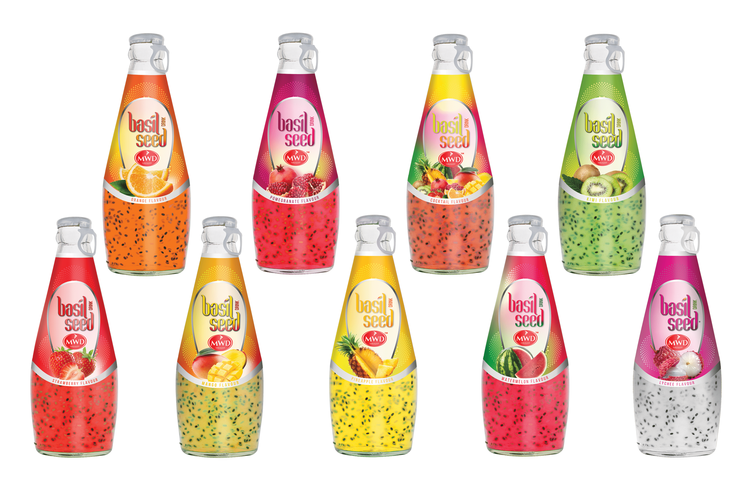 Basil Seeds Drinks - 12 Bottols Carton 290 ML - All flavors - Chilled ...